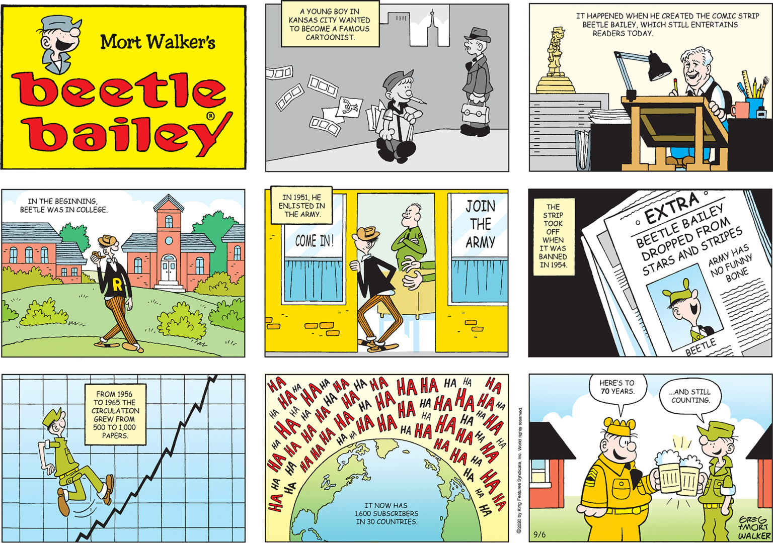 Congrats to Beetle Bailey on 70 years – Mile High Soapbox